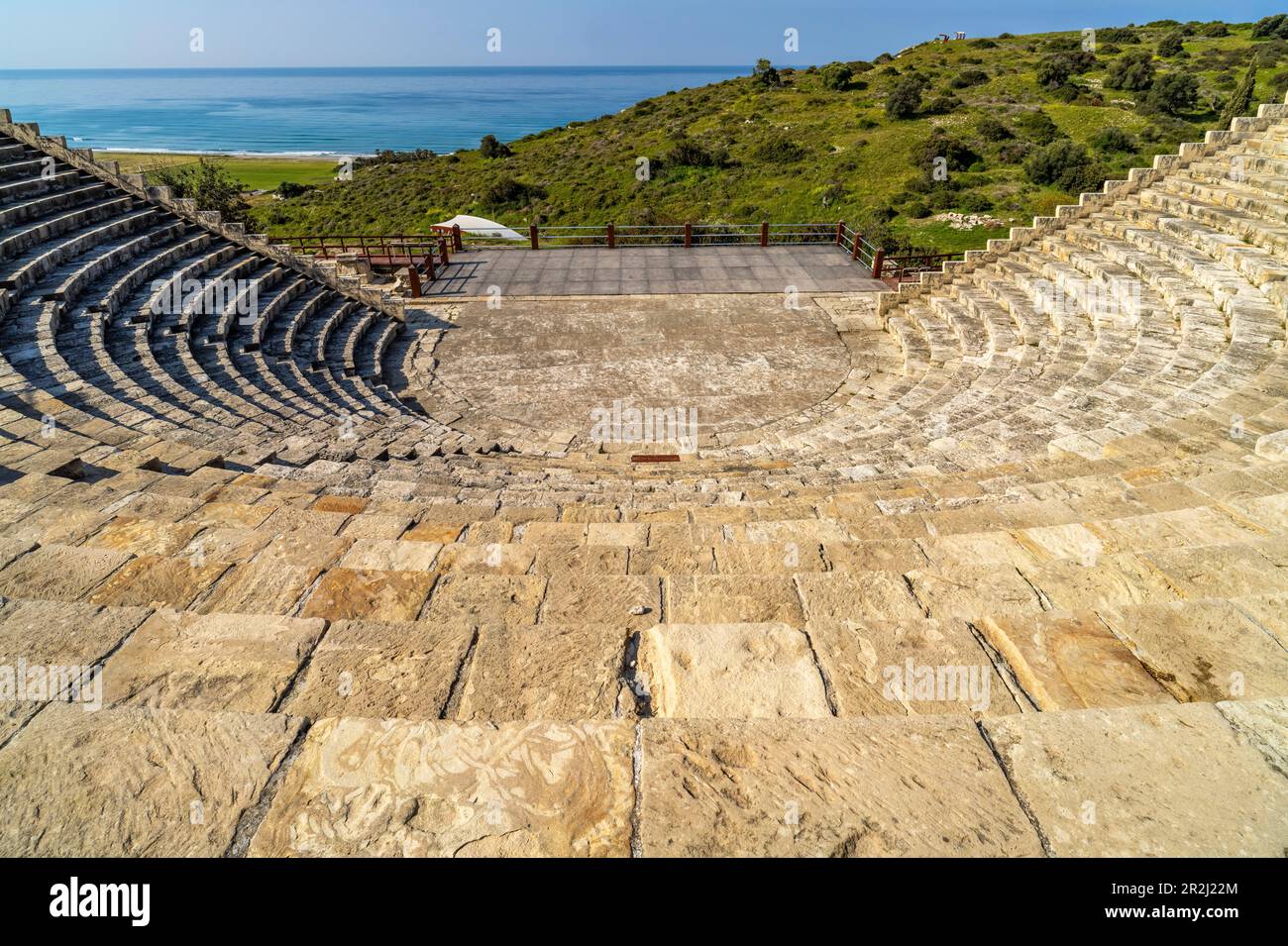 The Greco-Roman Theater in the ancient city of Kourion, Episkopi ...