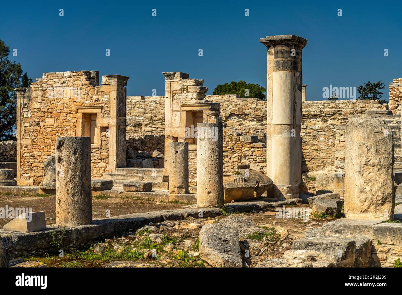Sanctuary of Apollon Hylates in the ancient city of Kourion, Episkopi ...