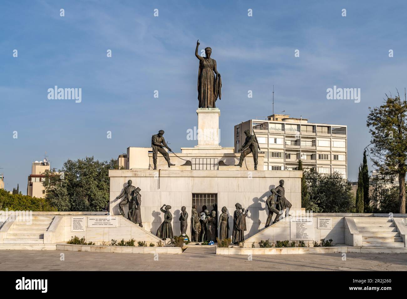 The Liberty Monument on Podocattaro Bastion, Nicosia, Cyprus, Europe ...