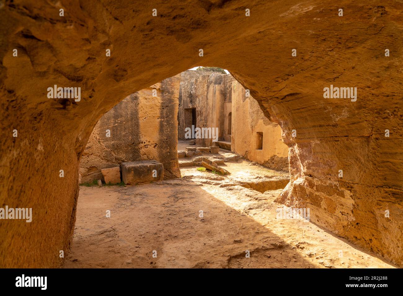 Underground tombs of the ancient necropolis Tombs of the Kings of Nea ...