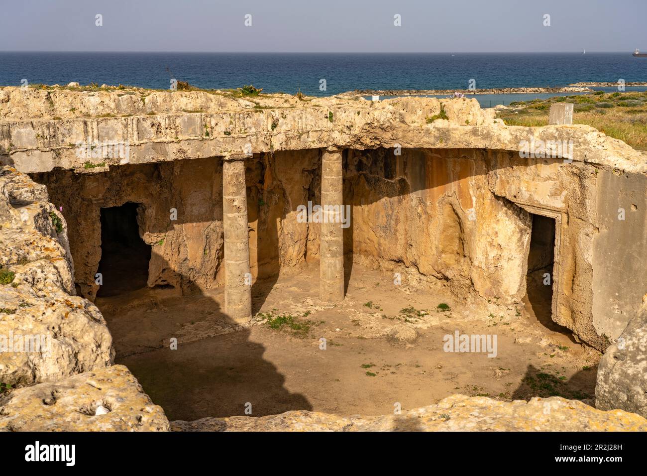 Underground tombs of the ancient necropolis Tombs of the Kings of Nea ...