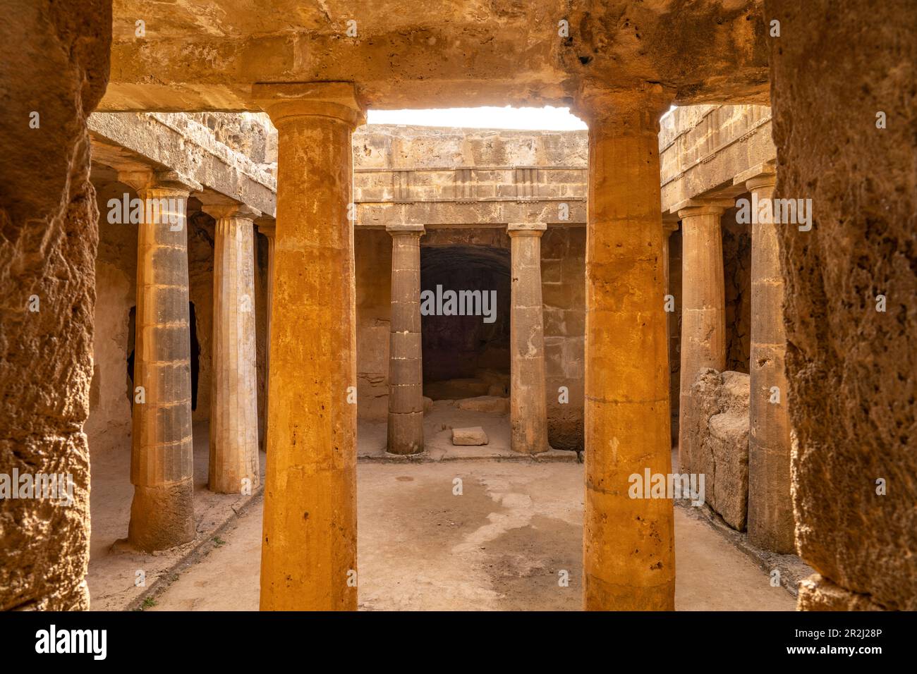 Underground tombs of the ancient necropolis Tombs of the Kings of Nea ...