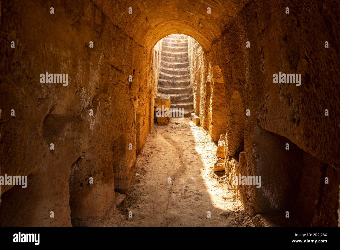 Underground tombs of the ancient necropolis Tombs of the Kings of Nea ...