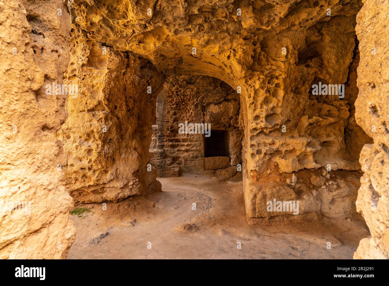 Underground tombs of the ancient necropolis Tombs of the Kings of Nea ...