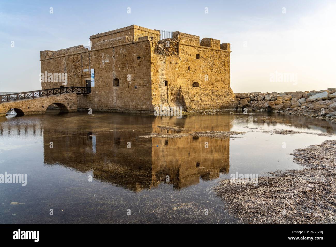 The medieval castle at Paphos Harbour, Cyprus, Europe Stock Photo - Alamy