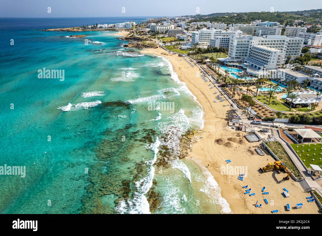 Sunrise beach protaras cyprus hi-res stock photography and images - Alamy