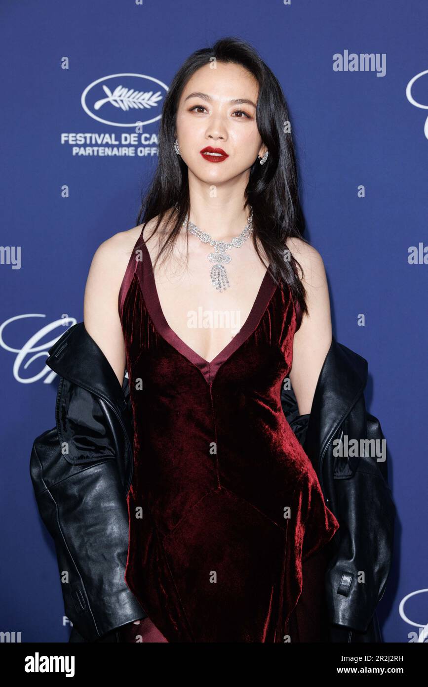 Cannes, France. 19th May, 2023. Tang Wei attending the Chopard Trophy during the 76th annual ...