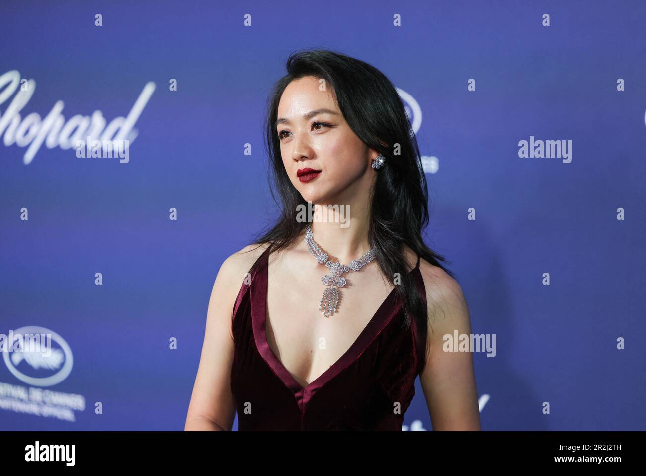 Cannes, France. 19th May, 2023. Tang Wei attending the Chopard Trophy ...
