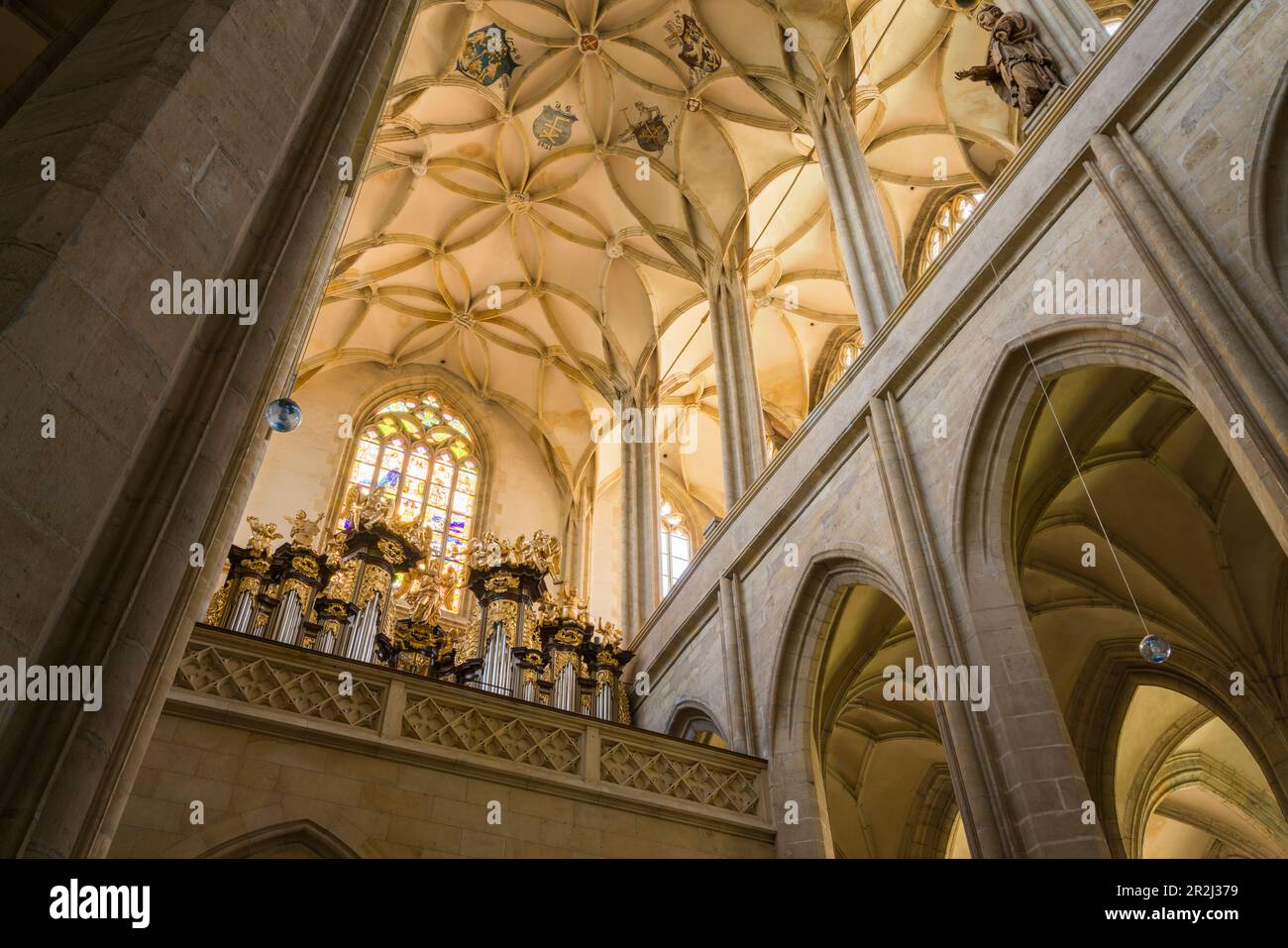 Interior of St. Barbara's Cathedral, UNESCO World Heritage Site, Kutna ...