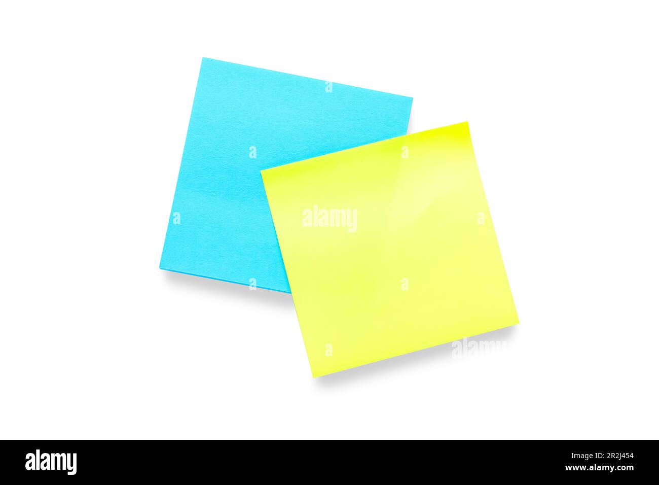 Colorful sticky notes isolated on white background Stock Photo - Alamy