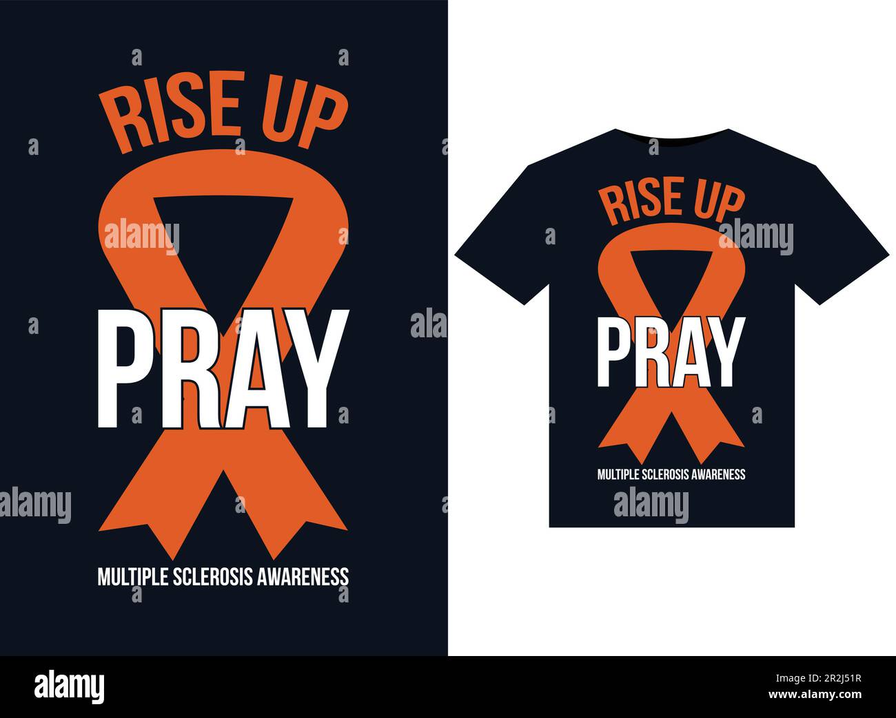 Rise Up and Pray Multiple Sclerosis Awareness illustrations for print ...