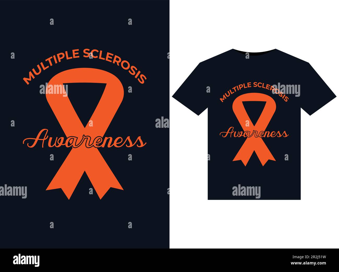 Multiple sclerosis awareness ribbon Stock Vector Images - Alamy