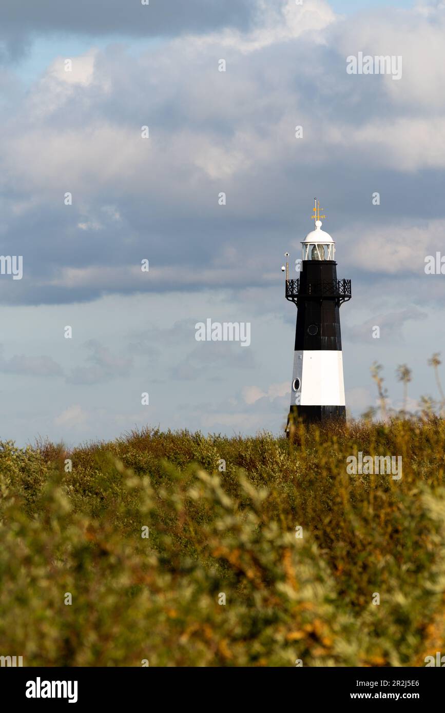 The lighthouse of Breskens in the Zeeland province of the Netherlands ...