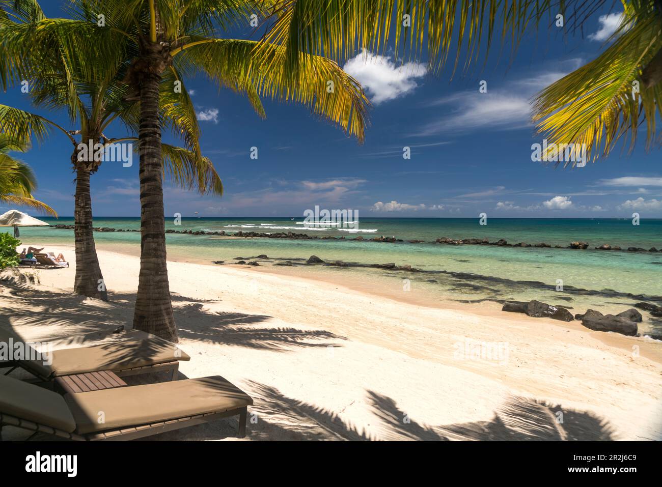 Dream beach at Turtle Bay, Mauritius, Africa Stock Photo - Alamy