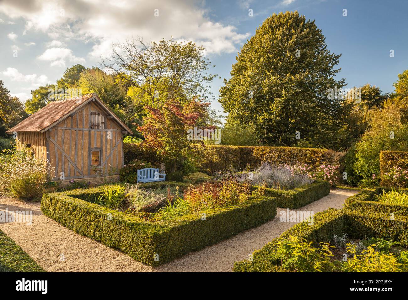 Les Jardins de Pays d`Auge, Cambremer, Calvados, Normandy, France Stock ...