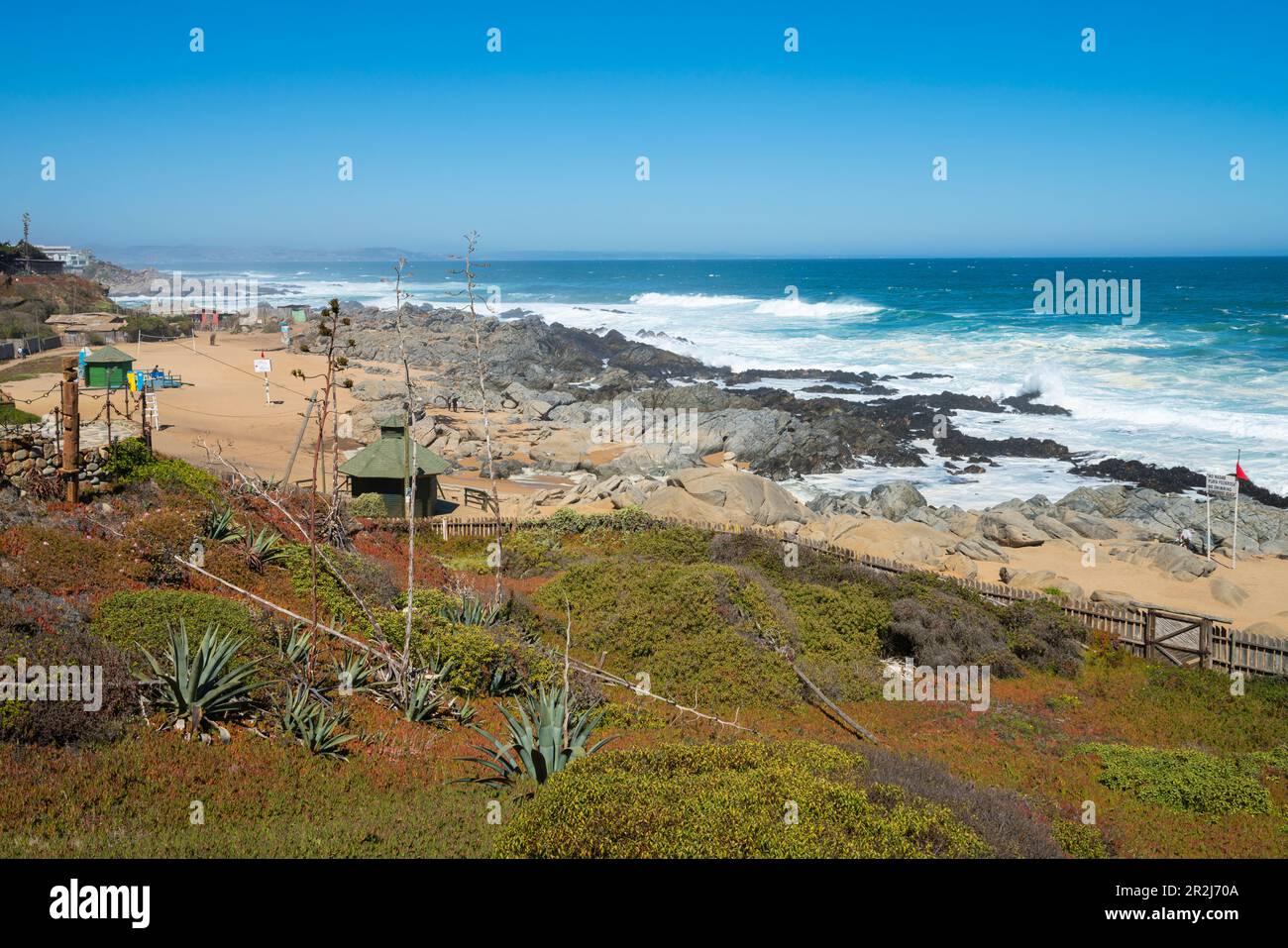 Pablo Neruda beach house and garden, Pablo Neruda Museum, Isla Negra ...