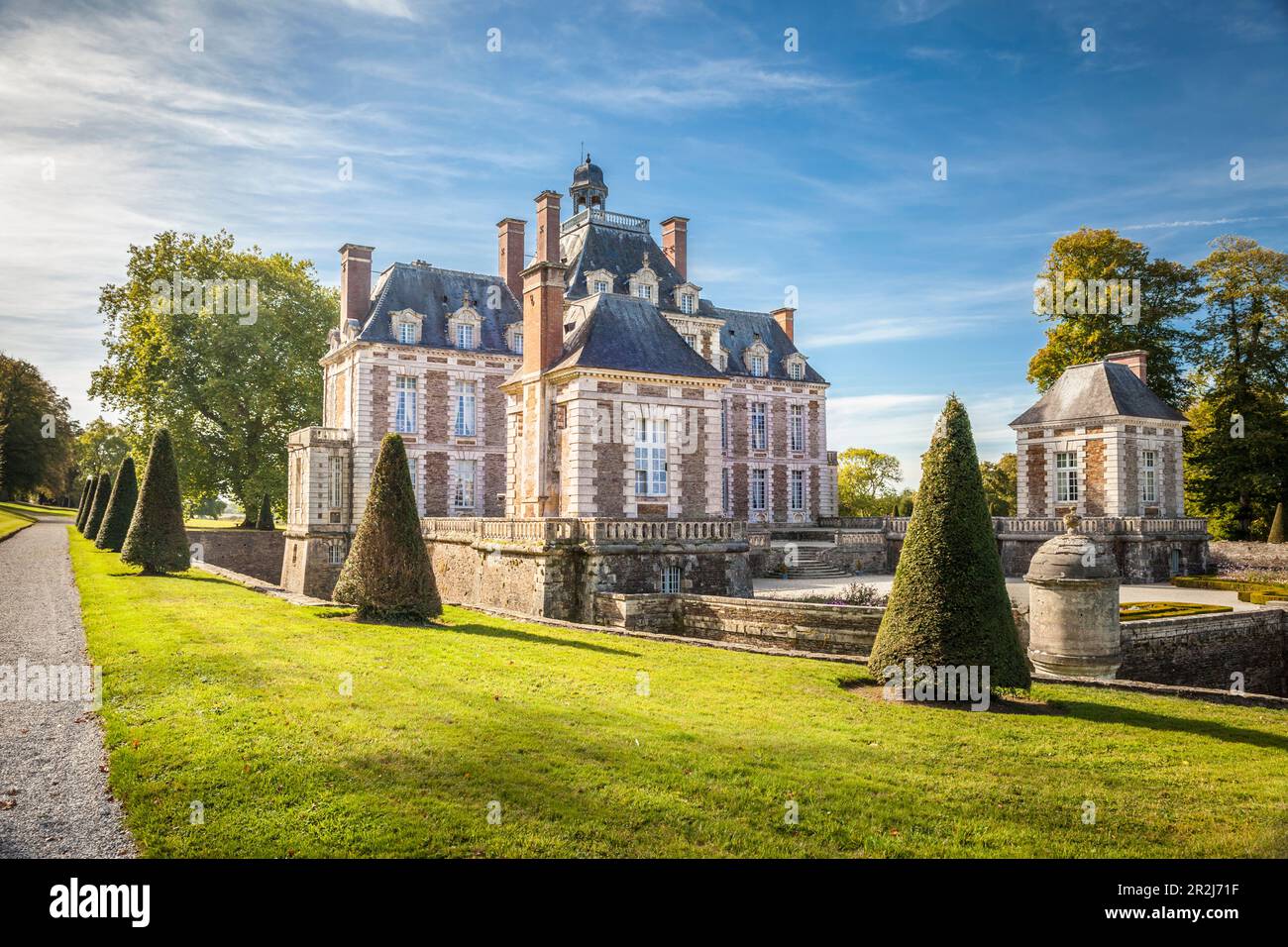 Park and Chateau Balleroy, Calvados, Normandy, France Stock Photo - Alamy
