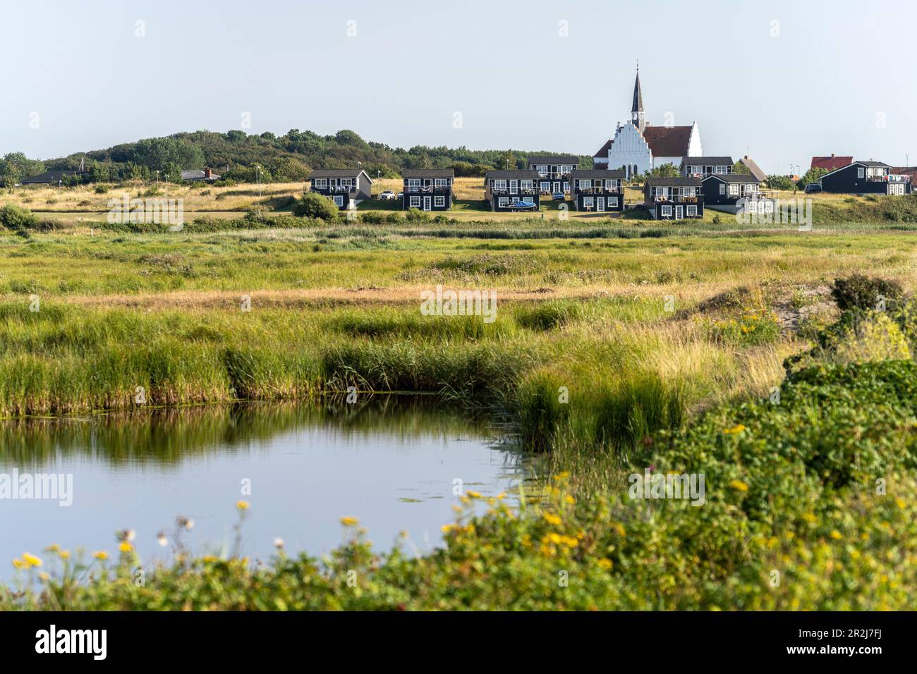 Landscape in the area at Klise Nor and the village of Bagenkop ...