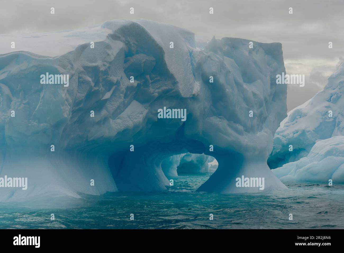 Icebergs, Pleneau Island, Antarctica, Polar Regions Stock Photo - Alamy