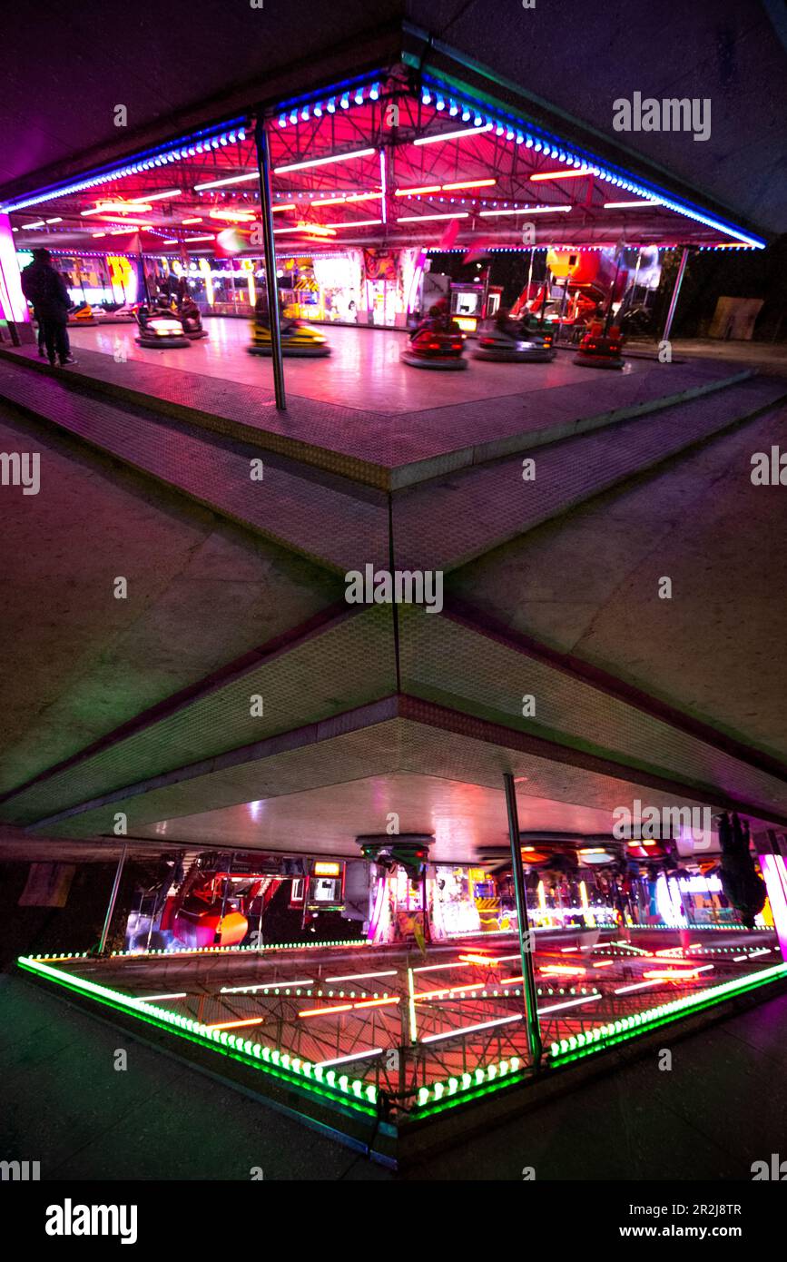 Fairground attraction in the parco Sempione in Milan, Italy Stock Photo ...