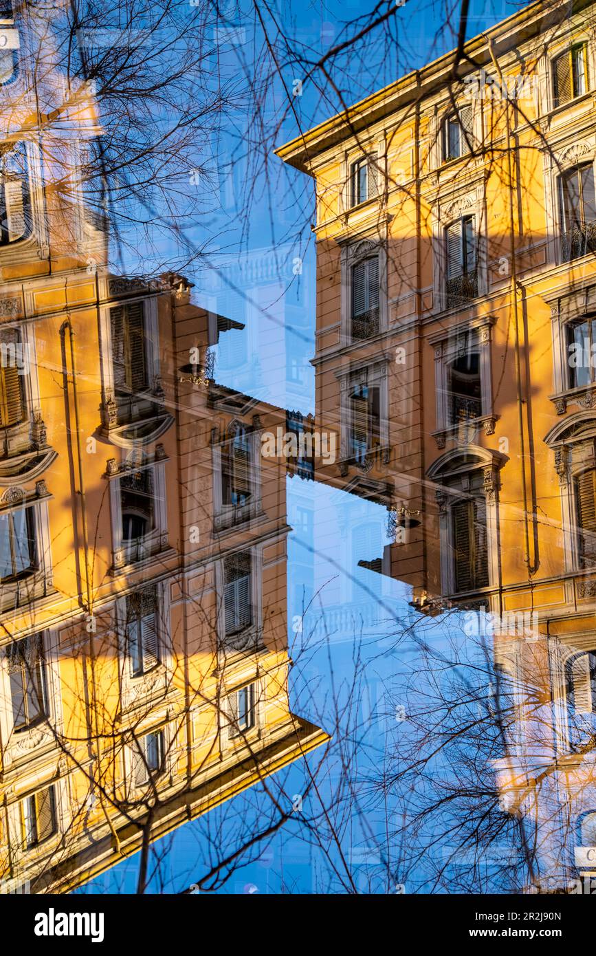 Double exposure residential buildings hi-res stock photography and ...