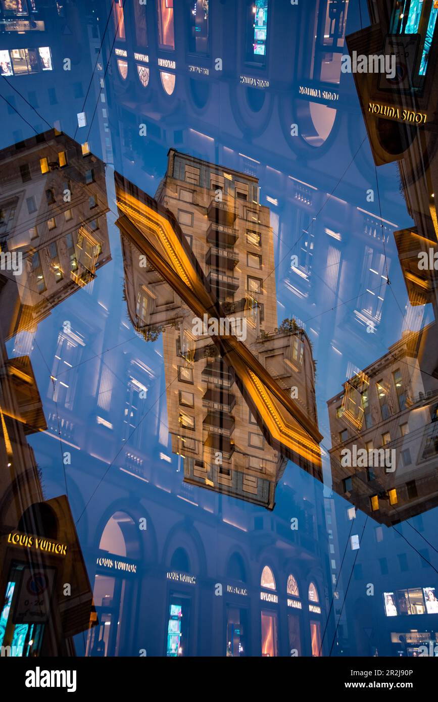 Double exposure residential buildings hi-res stock photography and ...