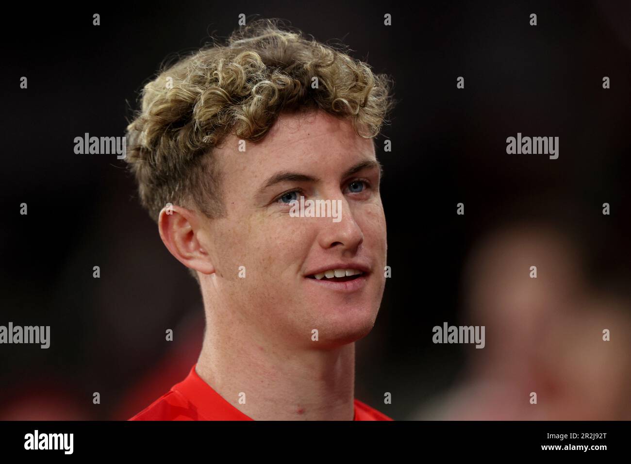 Chad Warner of the Swans is pictured during the AFL Round 10 match ...
