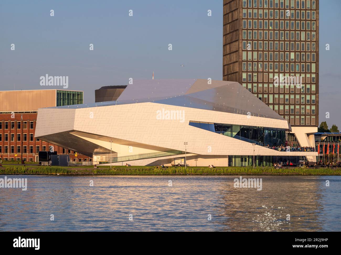EYE Film Institut Nederland and A'DAM Toren, Amsterdam, Benelux ...