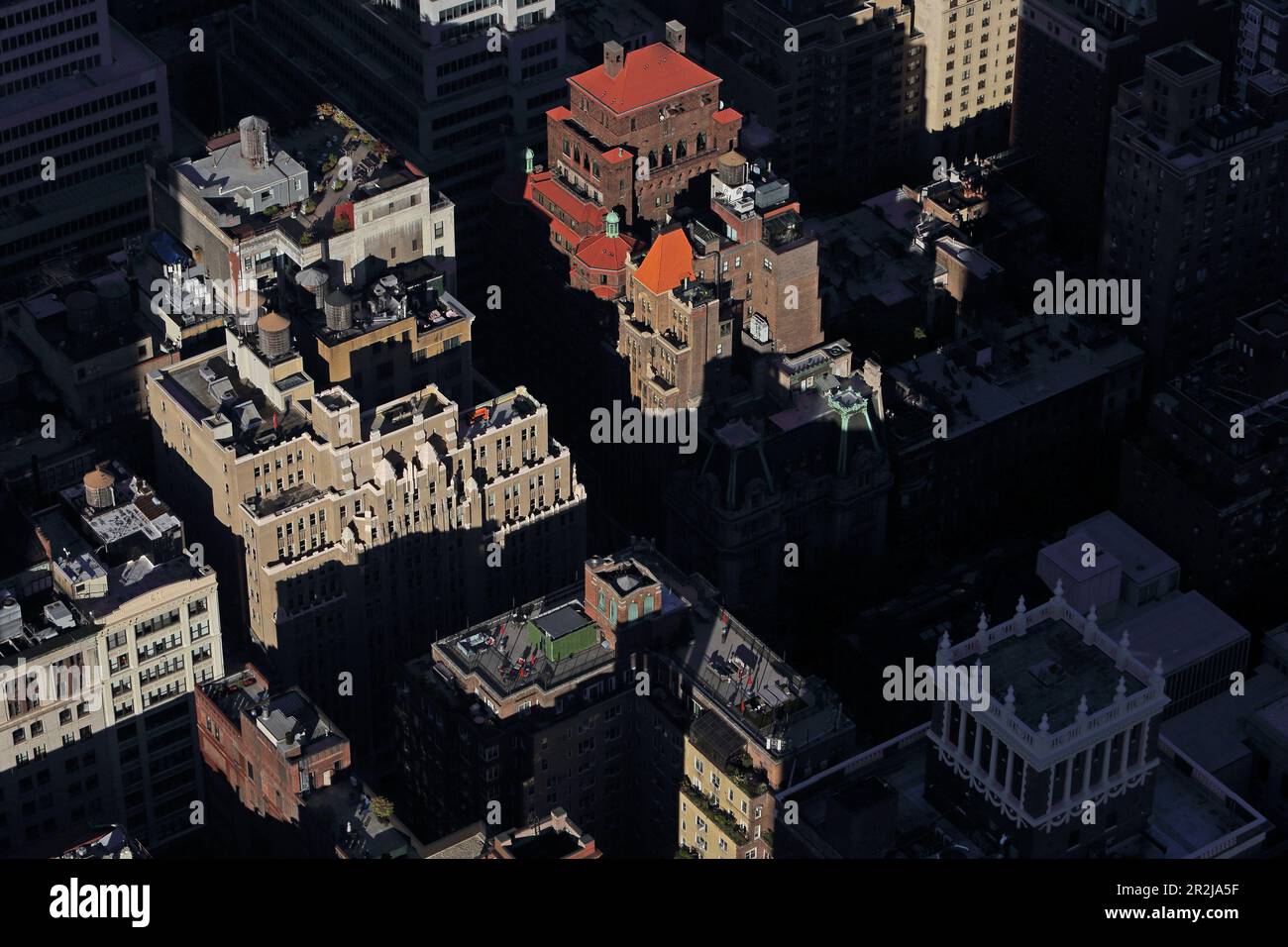 Fraternity Clubs Building aka Jolly Madison Towers with the red roof ...