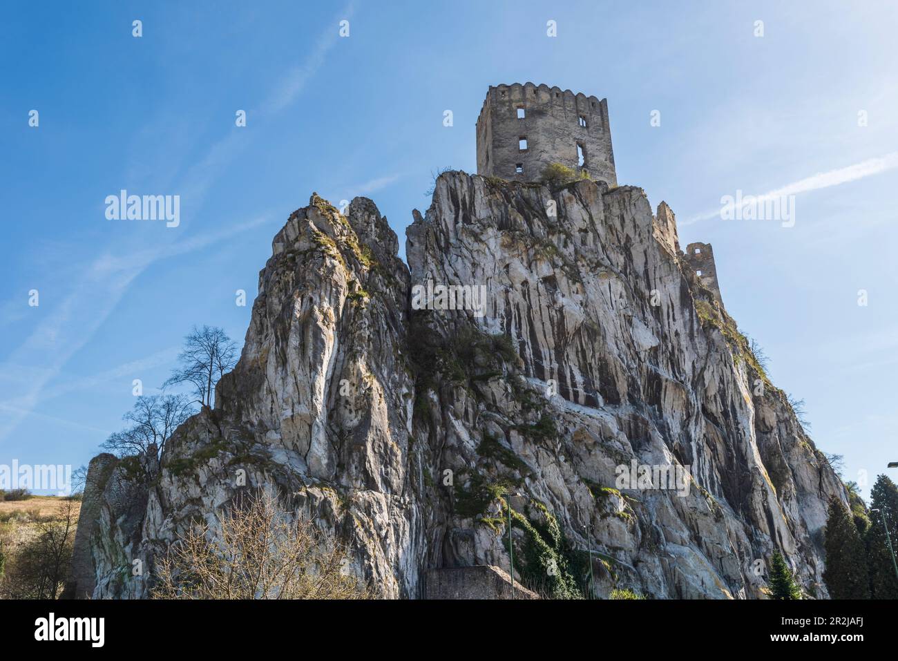 Beckov castle ruins in hi-res stock photography and images - Alamy