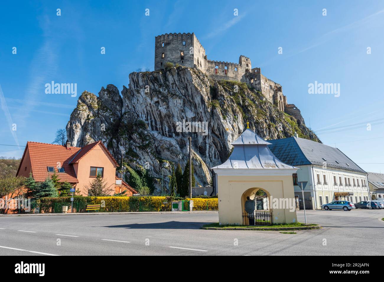 Beckov castle ruins in hi-res stock photography and images - Alamy