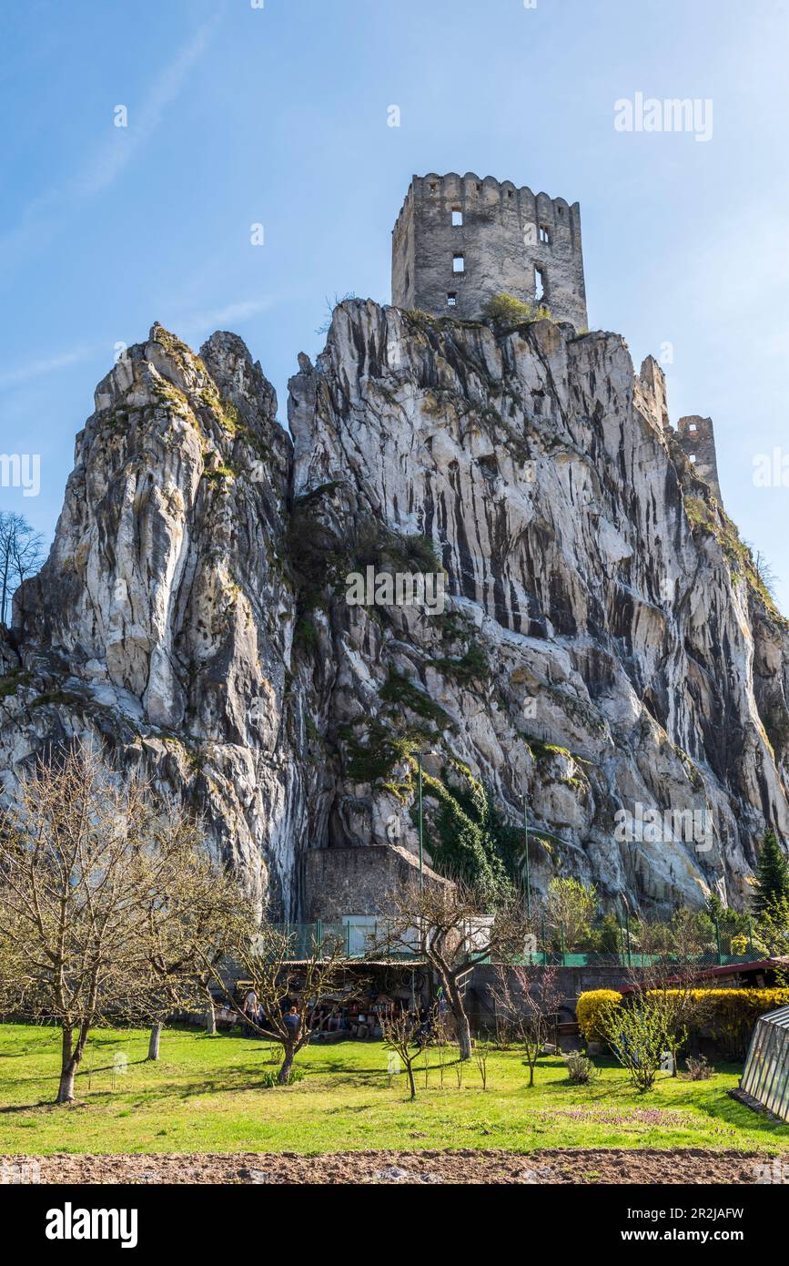 Medieval castle beckov in hi-res stock photography and images - Alamy