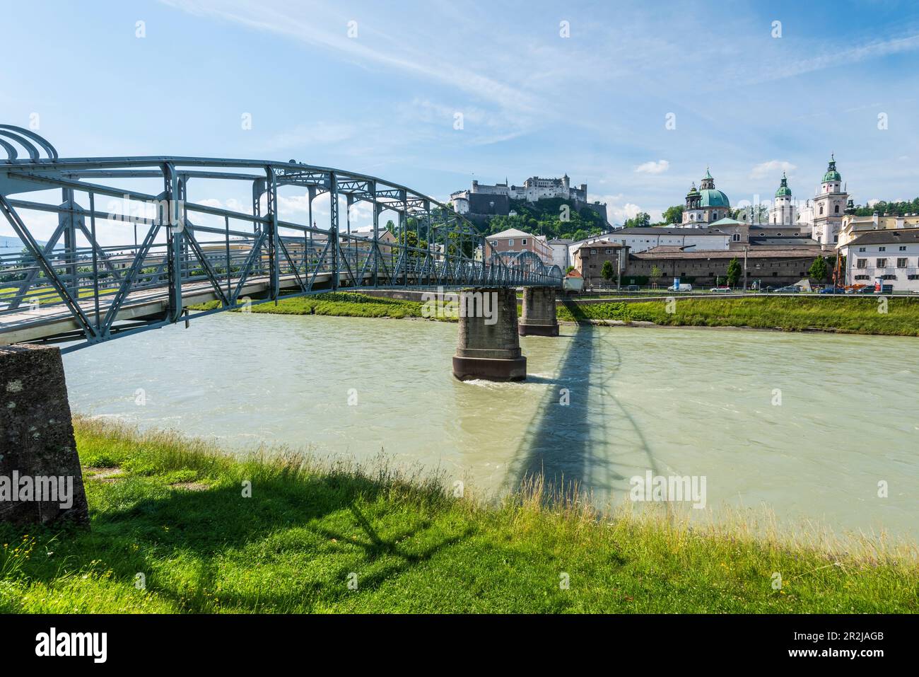 Mozartsteg in the city of Salzburg, Austria Stock Photo - Alamy