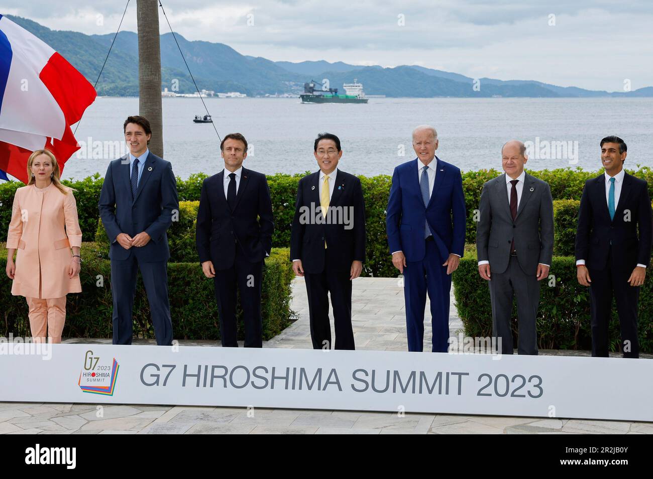 From left, Italy's Prime Minister Giorgia Meloni, Canada's Prime ...