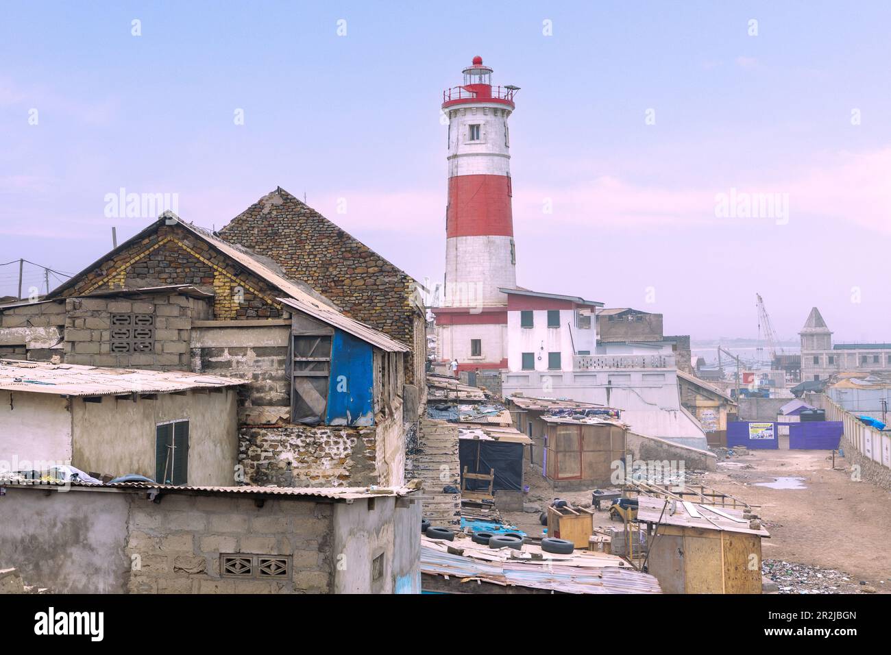 Jamestown Lighthouse in Jamestown in Accra in the Greater Accra Region ...