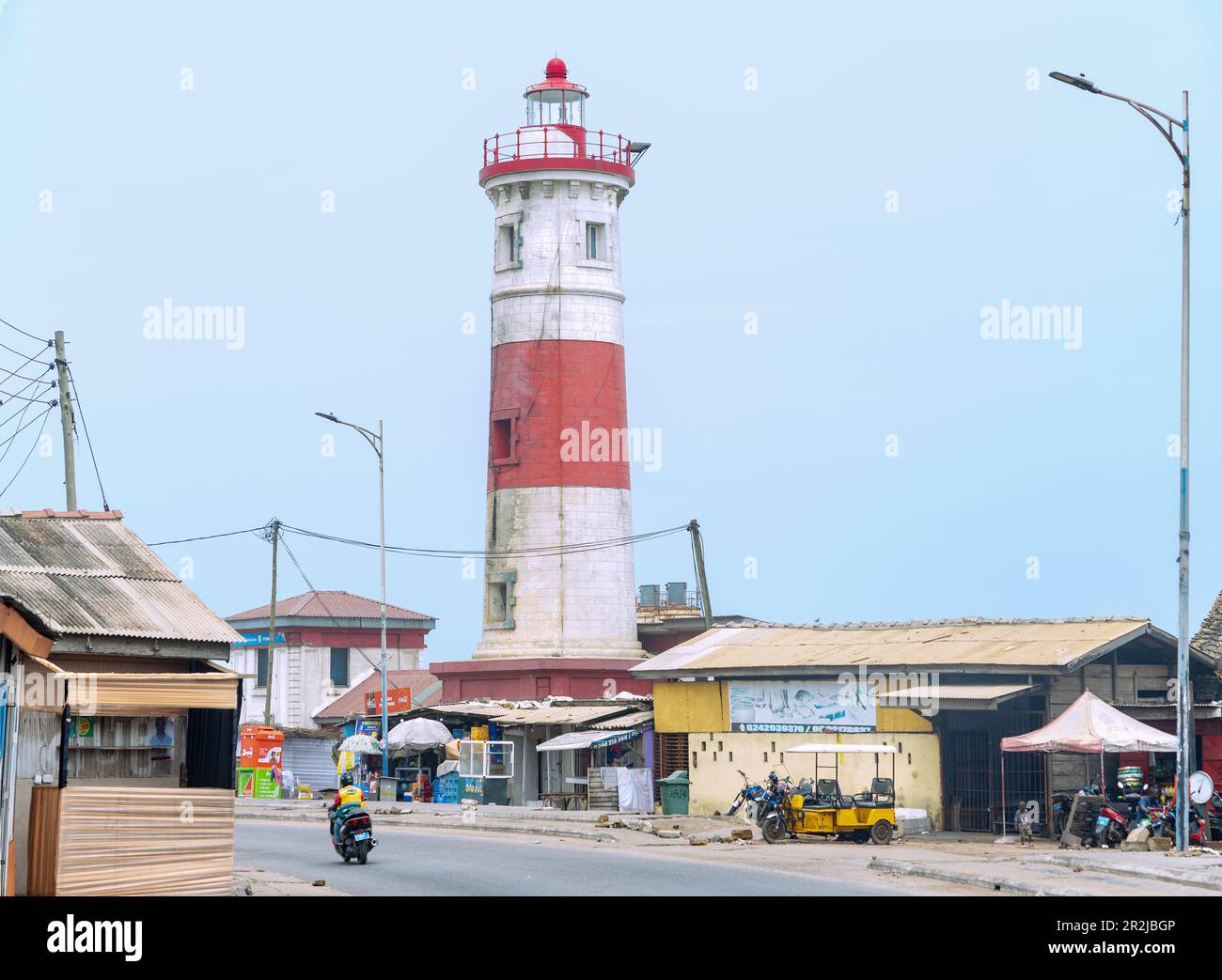 Jamestown Lighthouse in Jamestown in Accra in the Greater Accra Region ...