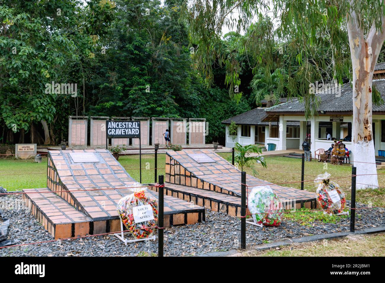 Cemetery and memorial wall for returning descendants of survivors at ...