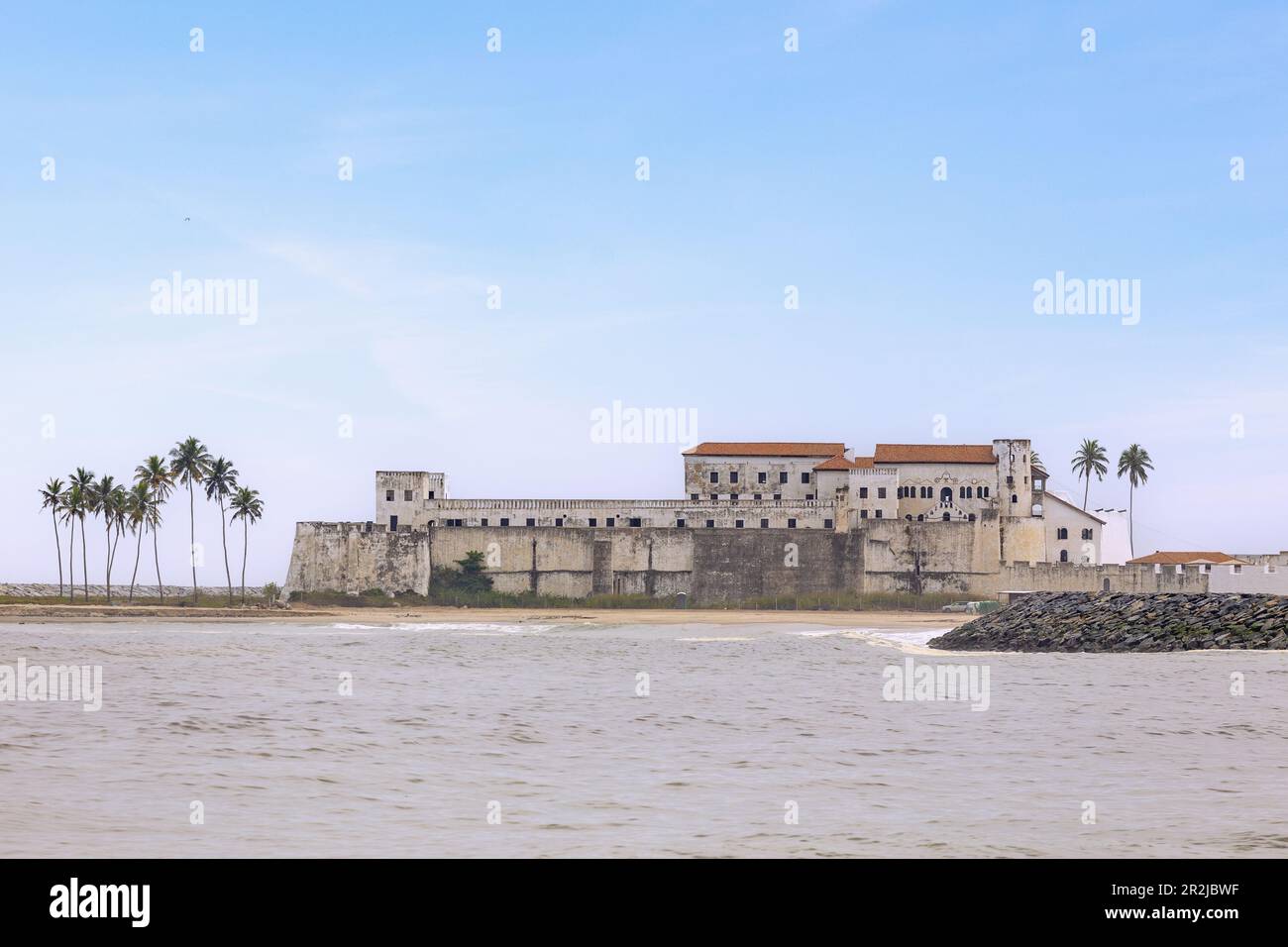 Elmina Castle in Elmina on the Gold Coast in the Central Region of ...