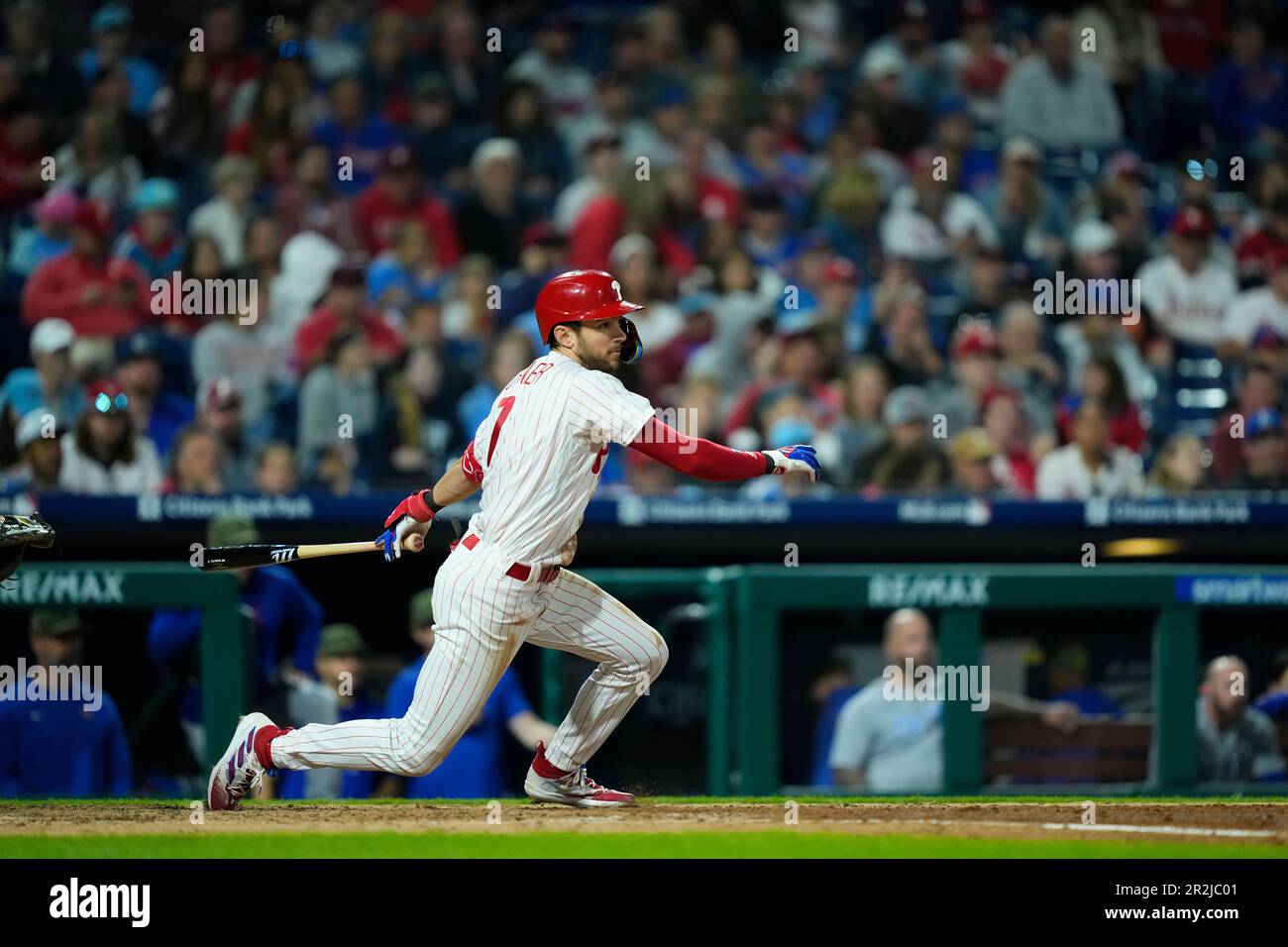 Philadelphia Phillies' Trea Turner plays during the eighth inning of a ... Philadelphia Phillies' Trea Turner plays during the eighth inning of a ...