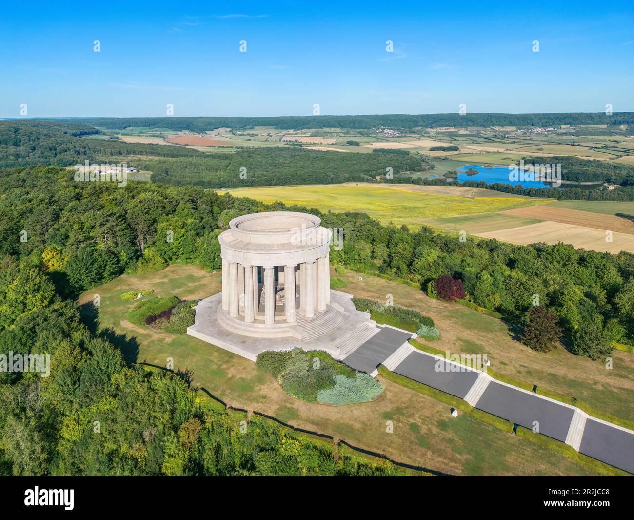 American First World War memorial Butte de Montsec in Parc Naturel ...
