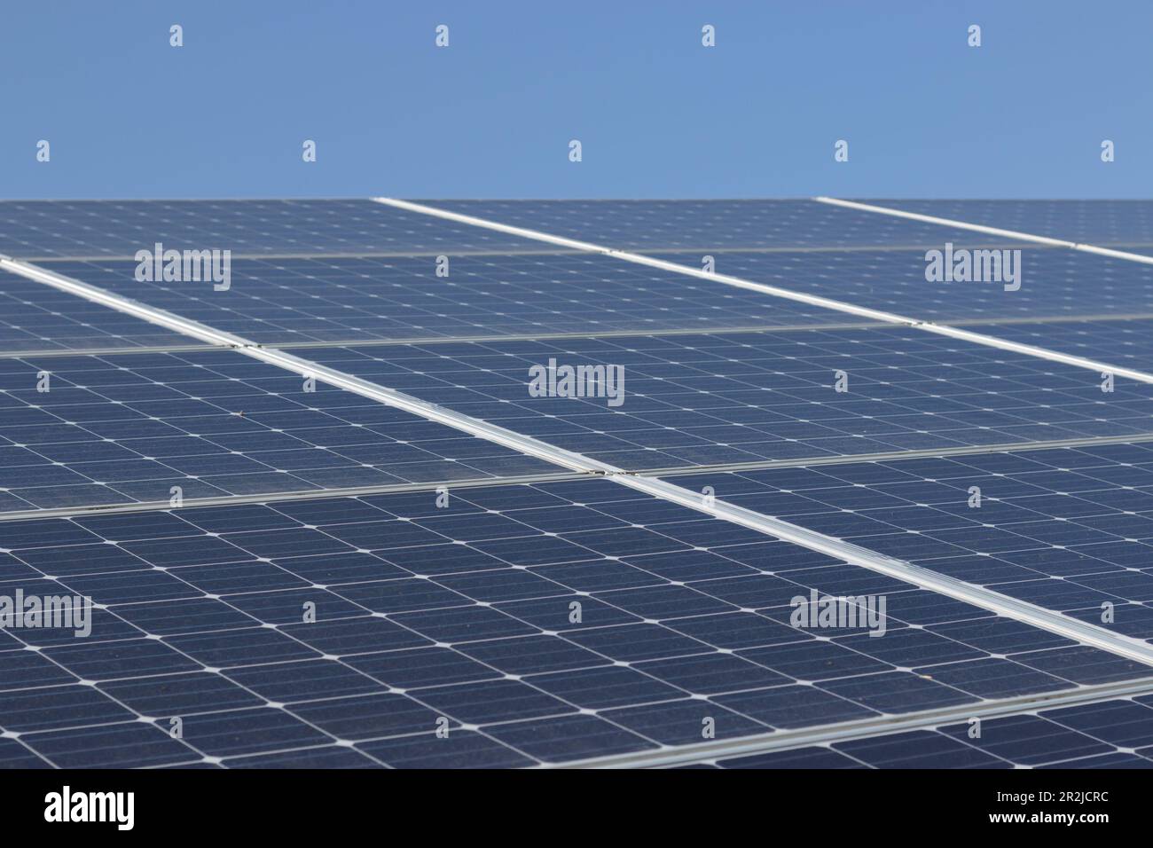 Solar panels clear sky hi-res stock photography and images - Alamy