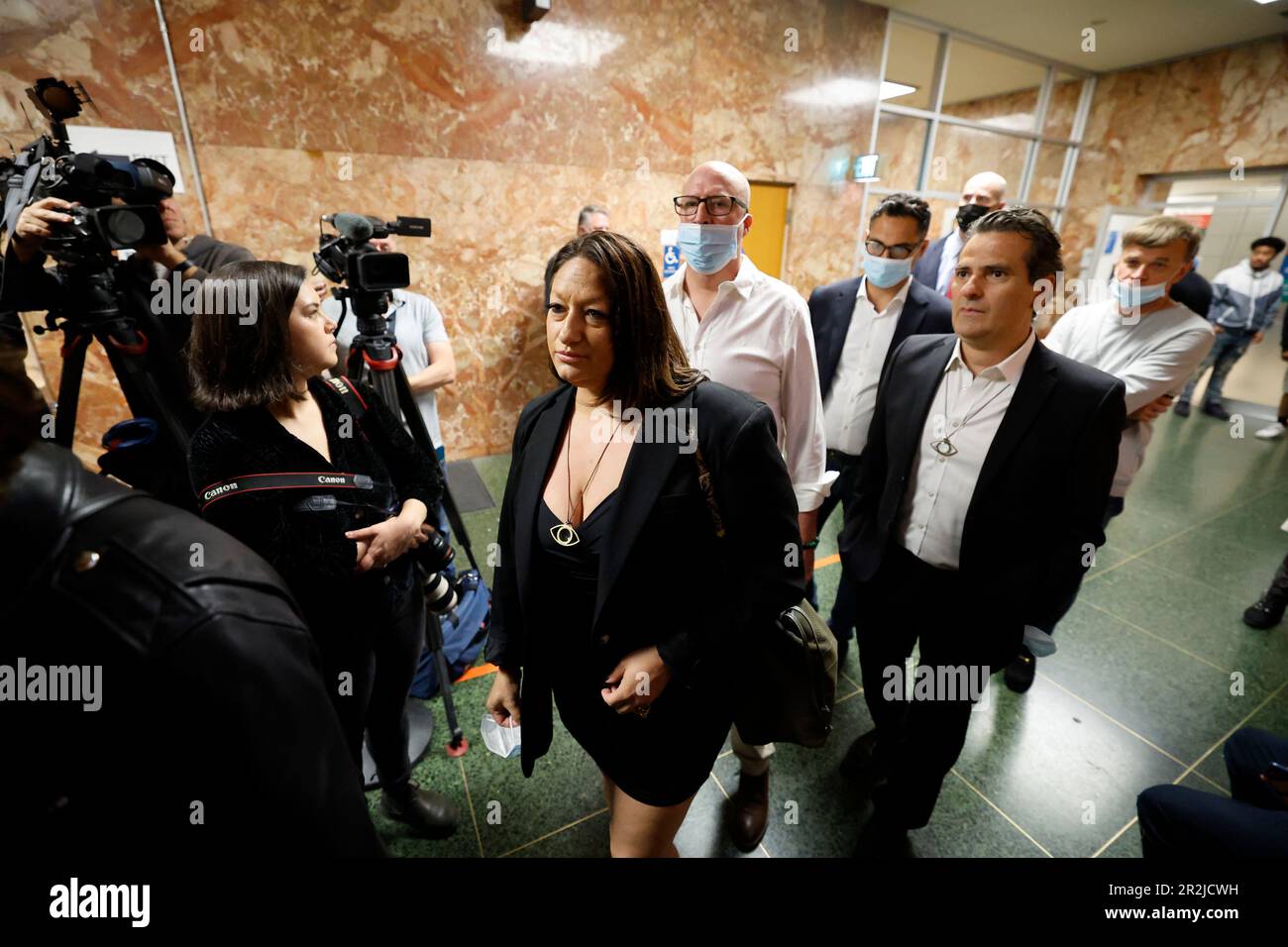 San Francisco, Calif.,18, May 2023 Krista Lee, wife of murdered Cash App founder Bob Lee,heads ...