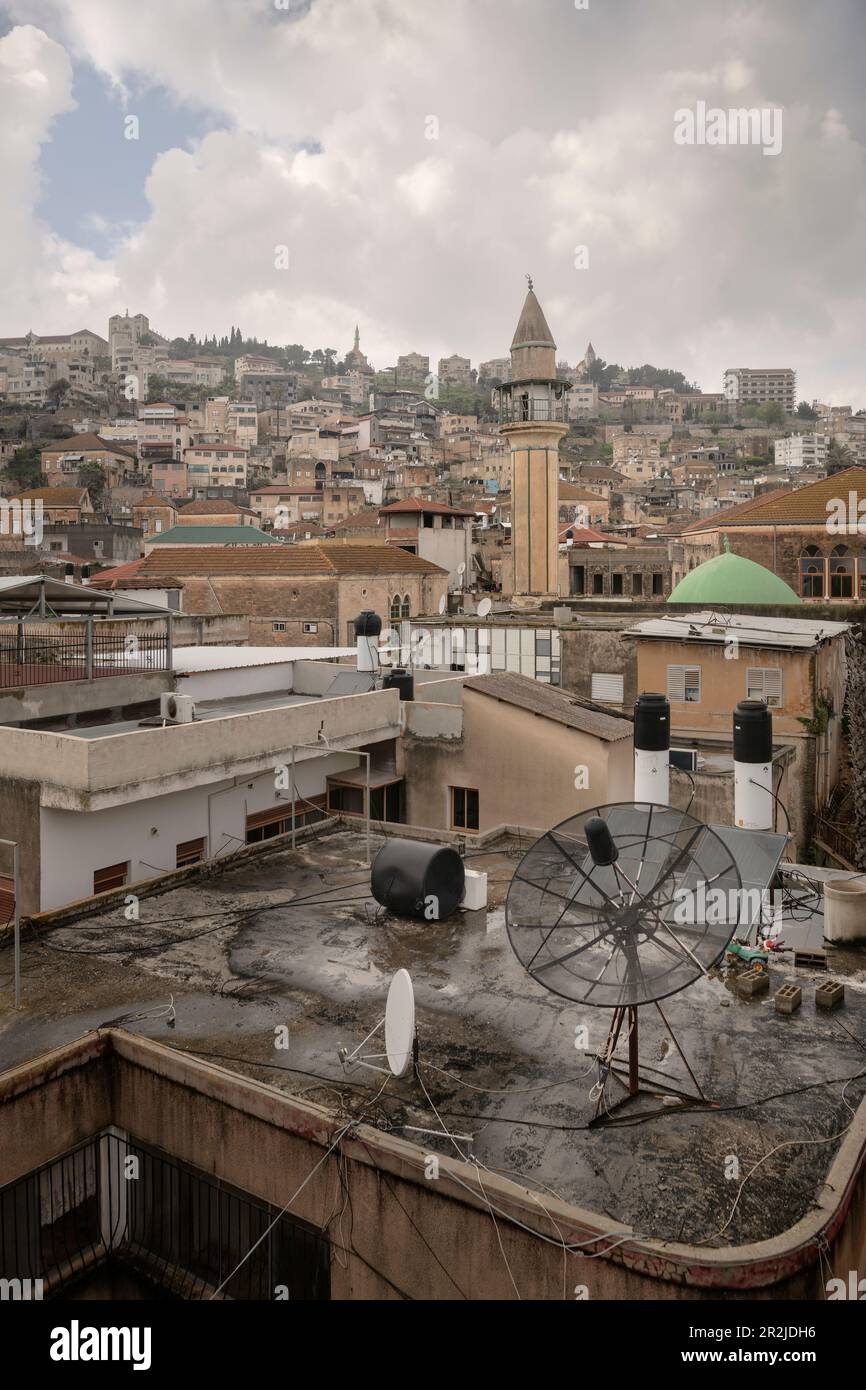 View from the church tower of the Basilica of the Annunciation on ...