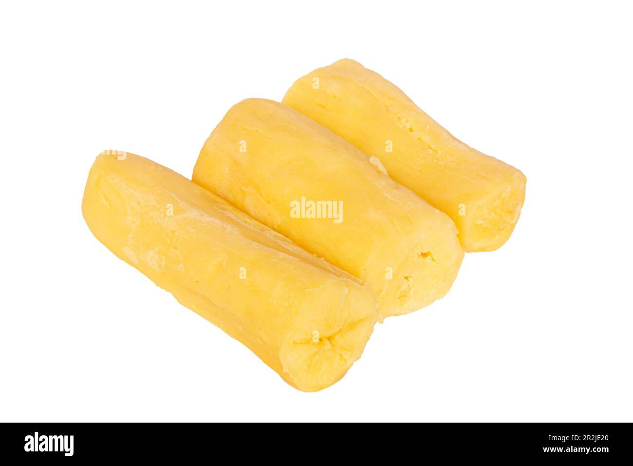 Tapai Cassava Made From Fermented Cassava Fermented Food Concept Isolated On White Background