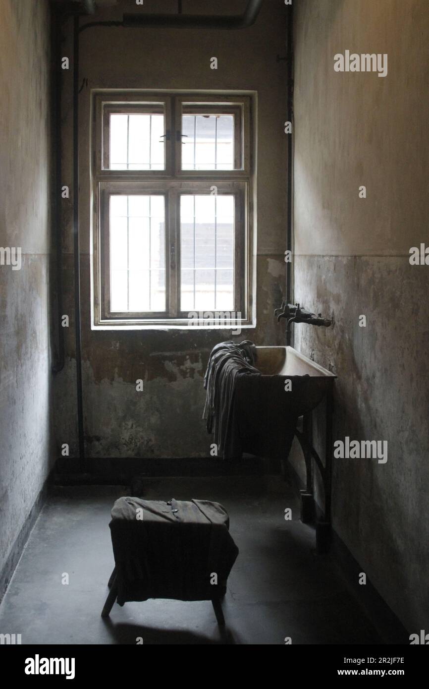 3-12-2012: Auschwitz,Poland: Prison cell in Poland Auschwitz ...