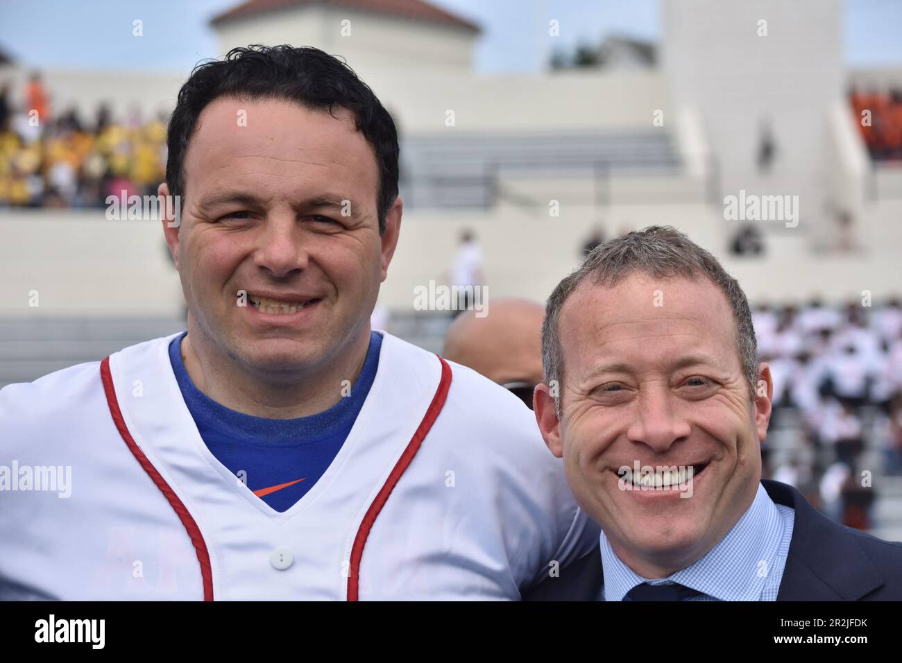 Mayor of Paterson Andre Sayegh (Left) and United States Congressman ...