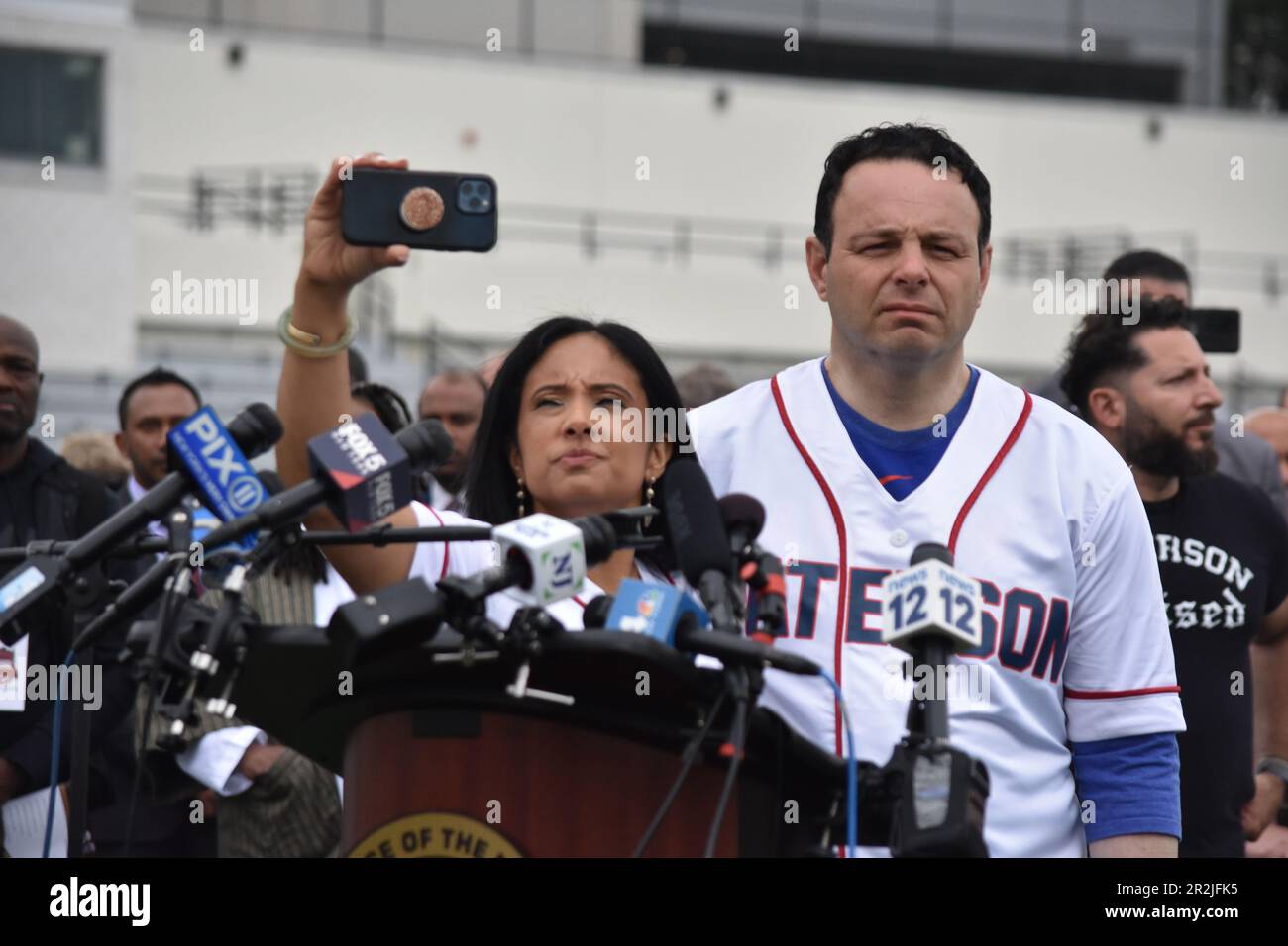 First Lady of Paterson Farhanna Sayegh (Left) and Mayor of Paterson ...