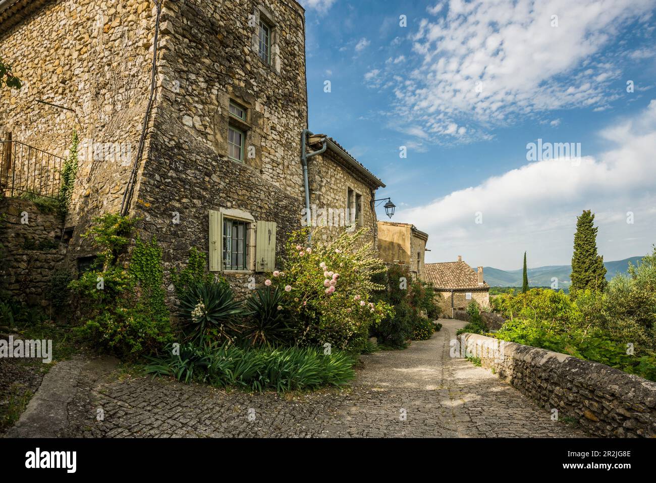 Medieval village, Mirmande, Les plus beaux villages de France, Drôme ...