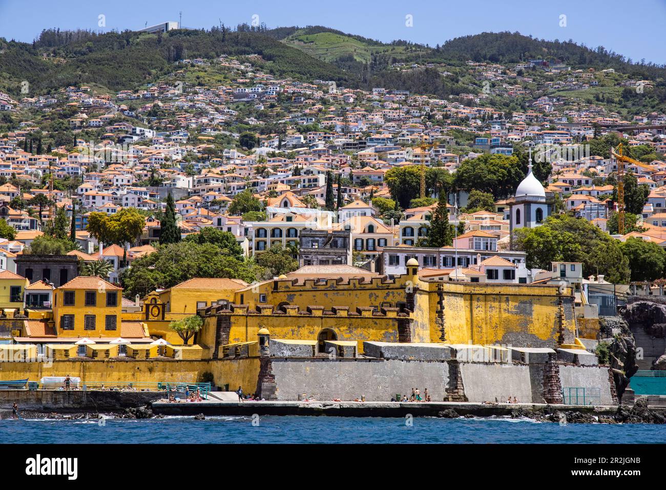 Forte de Sao Tiago Fortress and City, Funchal, Madeira, Portugal ...