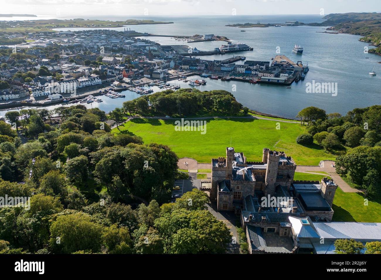Stornoway aerial hi-res stock photography and images - Alamy